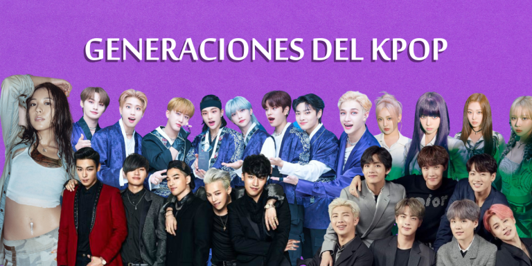 Generaciones del Kpop - Con K de Kpop