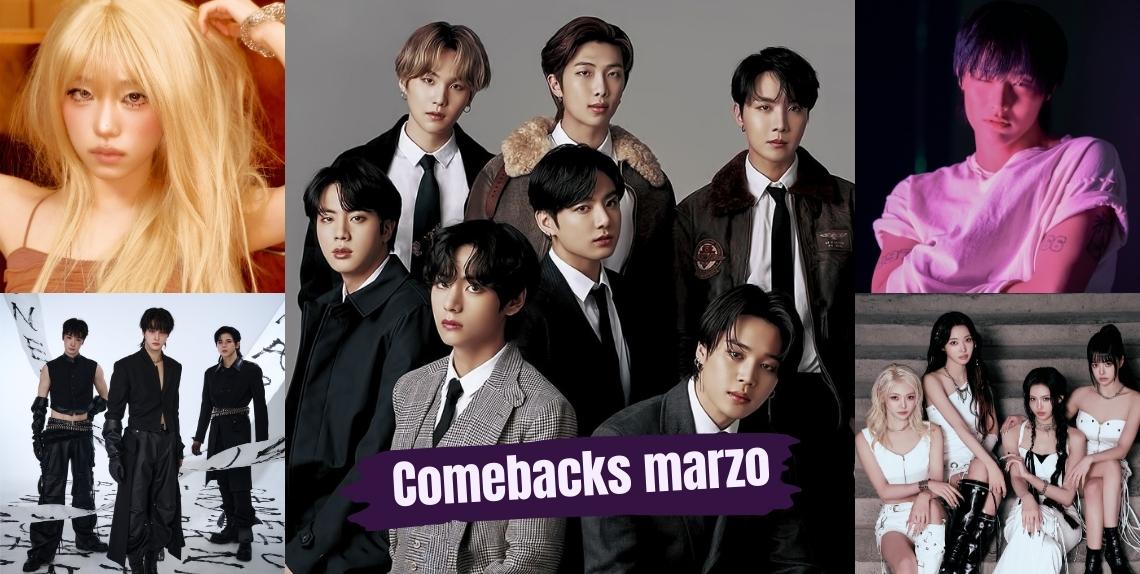 Comebacks y debuts de Kpop: marzo 2026 - Con K de Kpop